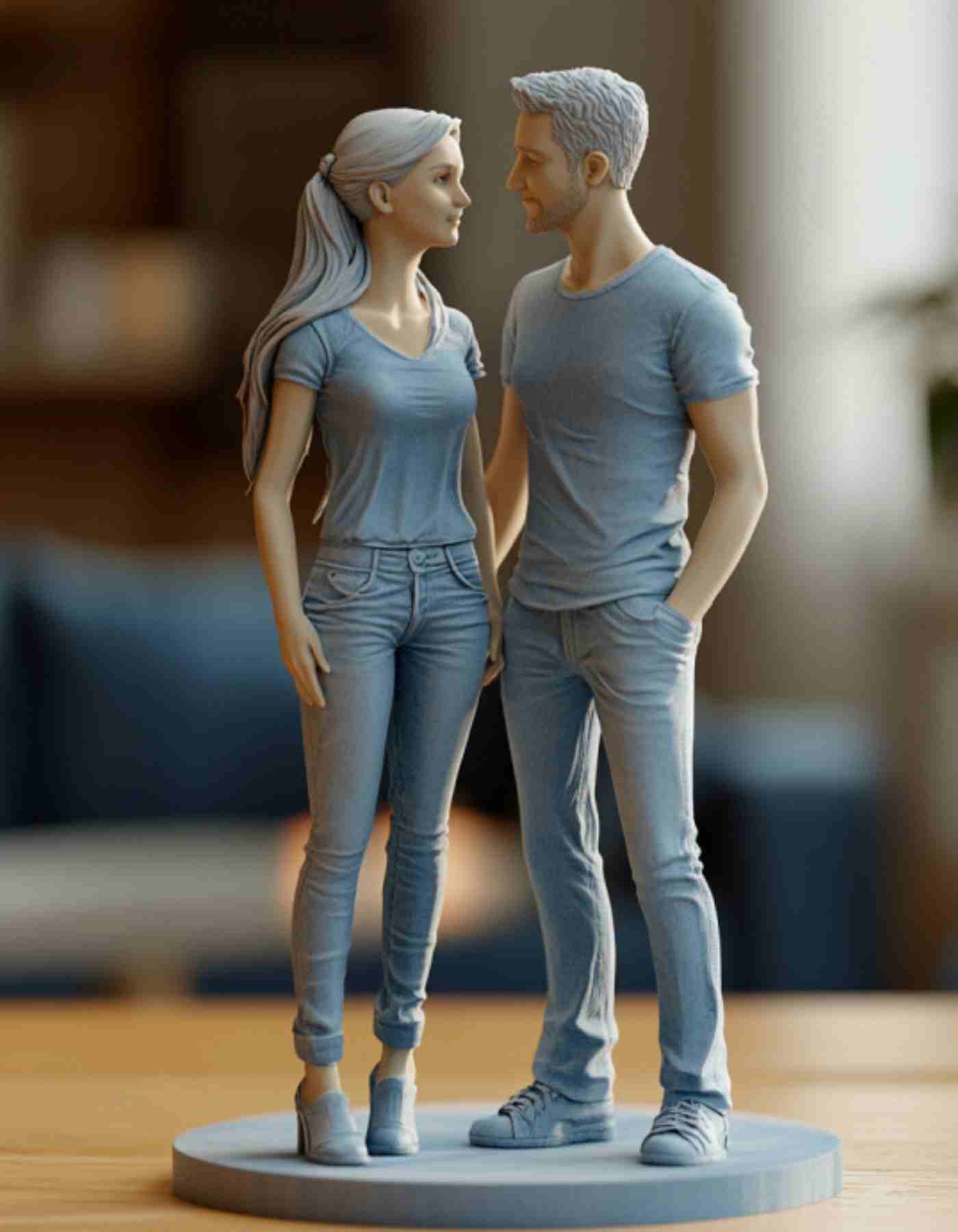 Customized valentines day gifts: Couple figurines in any pose you Love ...