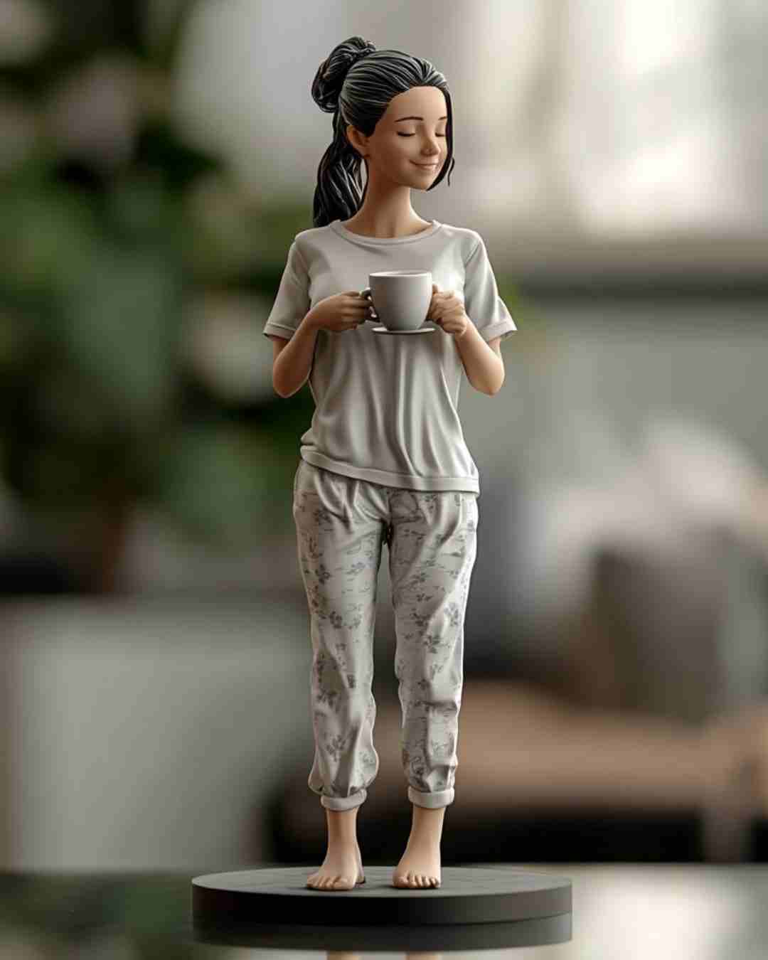 3D Mini me Figurines-3D Sculpted & 3D printed in any pose you choose ...