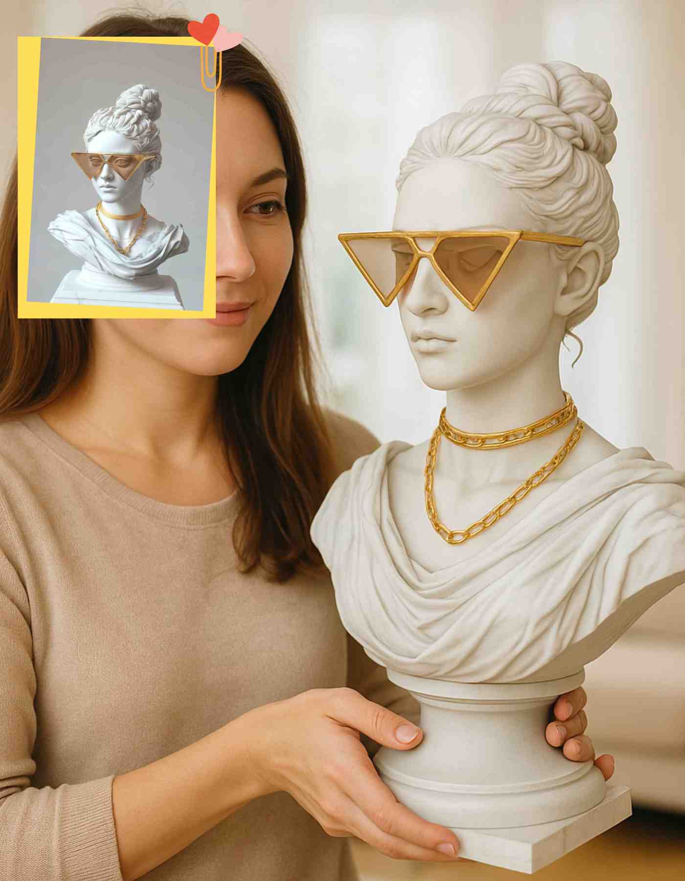 Custom Bust sculpture- Personalized 3D Art Crafted to Perfection ...
