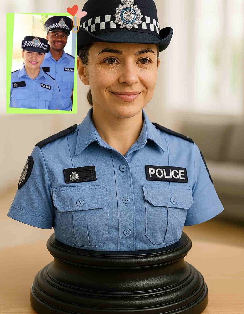 Custom Police gifts for police officers and heroes to honor service ...