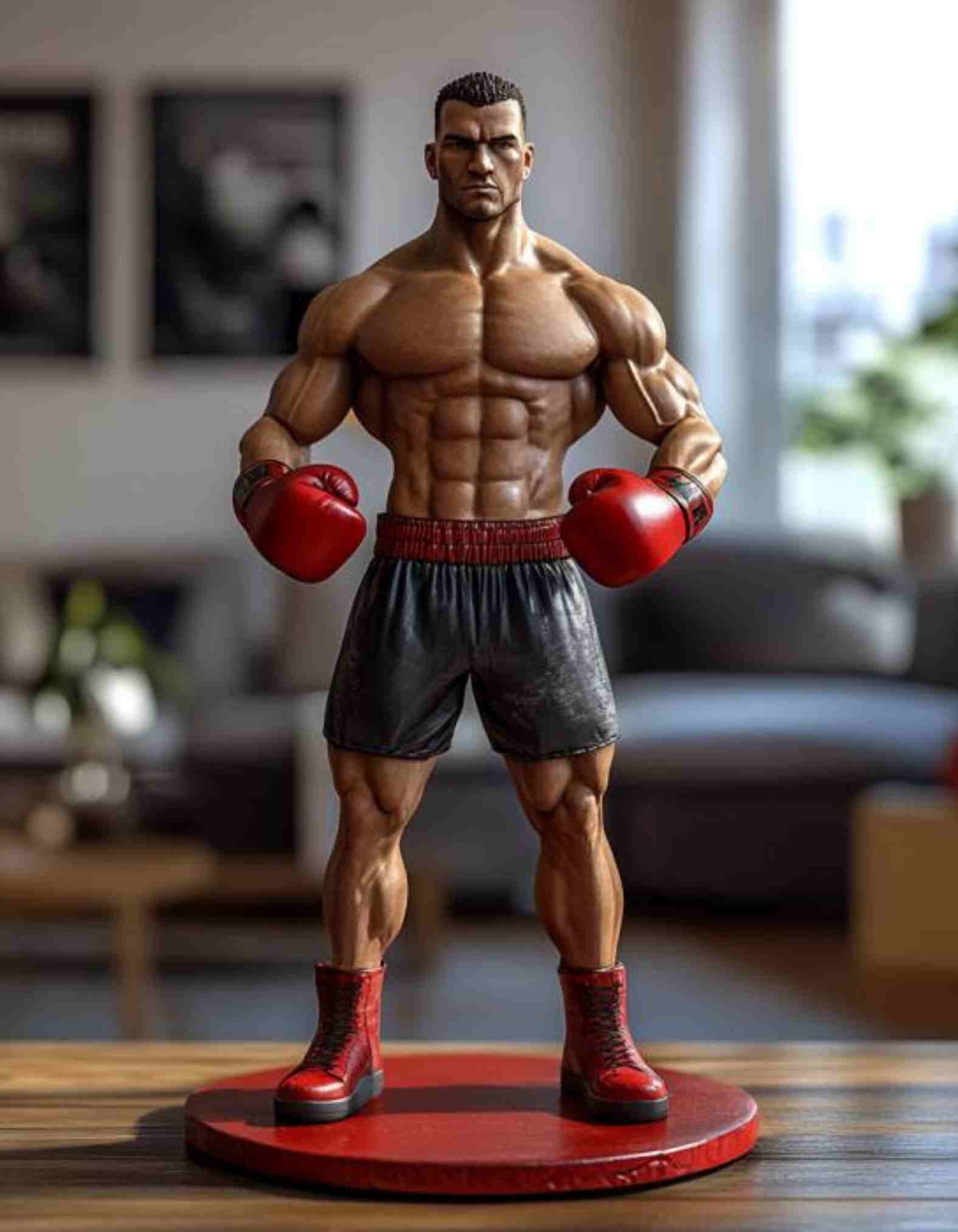 Boxing Gifts: Custom 3D Printed Boxer Sculptures - Perfect Gifts for ...