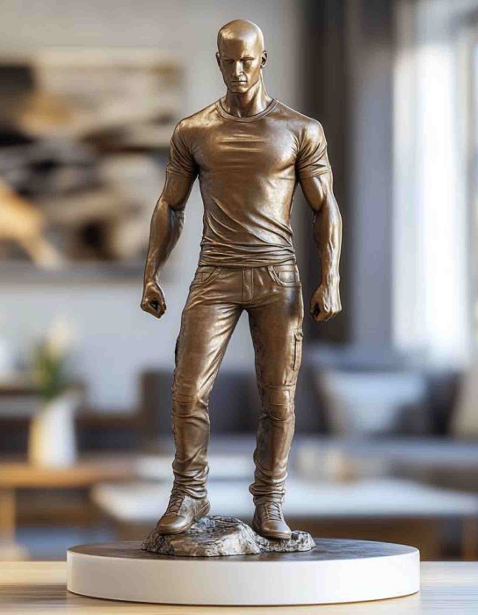 Affordable Custom 3D Printed Bronze Like Sculptures - Unique Gifts ...
