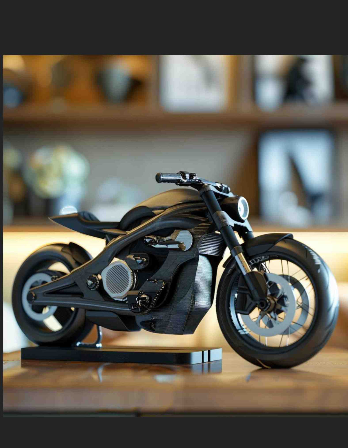 Custom Motorcycle Sculpture 3D printed- Perfect Gifts for Bikers ...