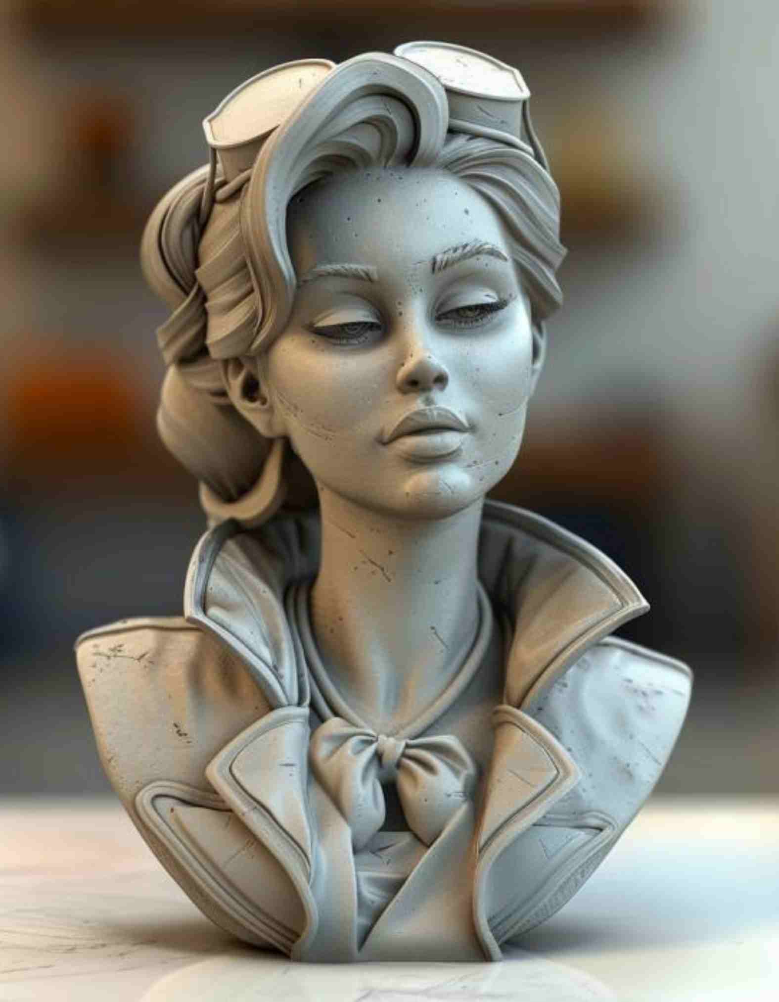 Bust sculpture – Artmellows