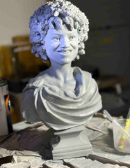 Custom Bust sculpture- Personalized 3D Art Crafted to Perfection ...