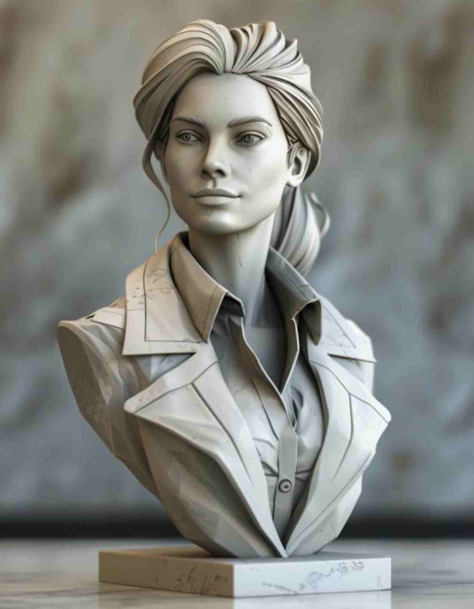 Custom Bust sculpture- Personalized 3D Art Crafted to Perfection ...
