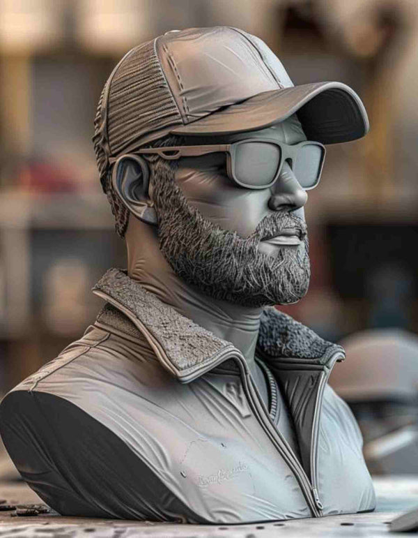 Custom Bust sculpture- Personalized 3D Art Crafted to Perfection ...