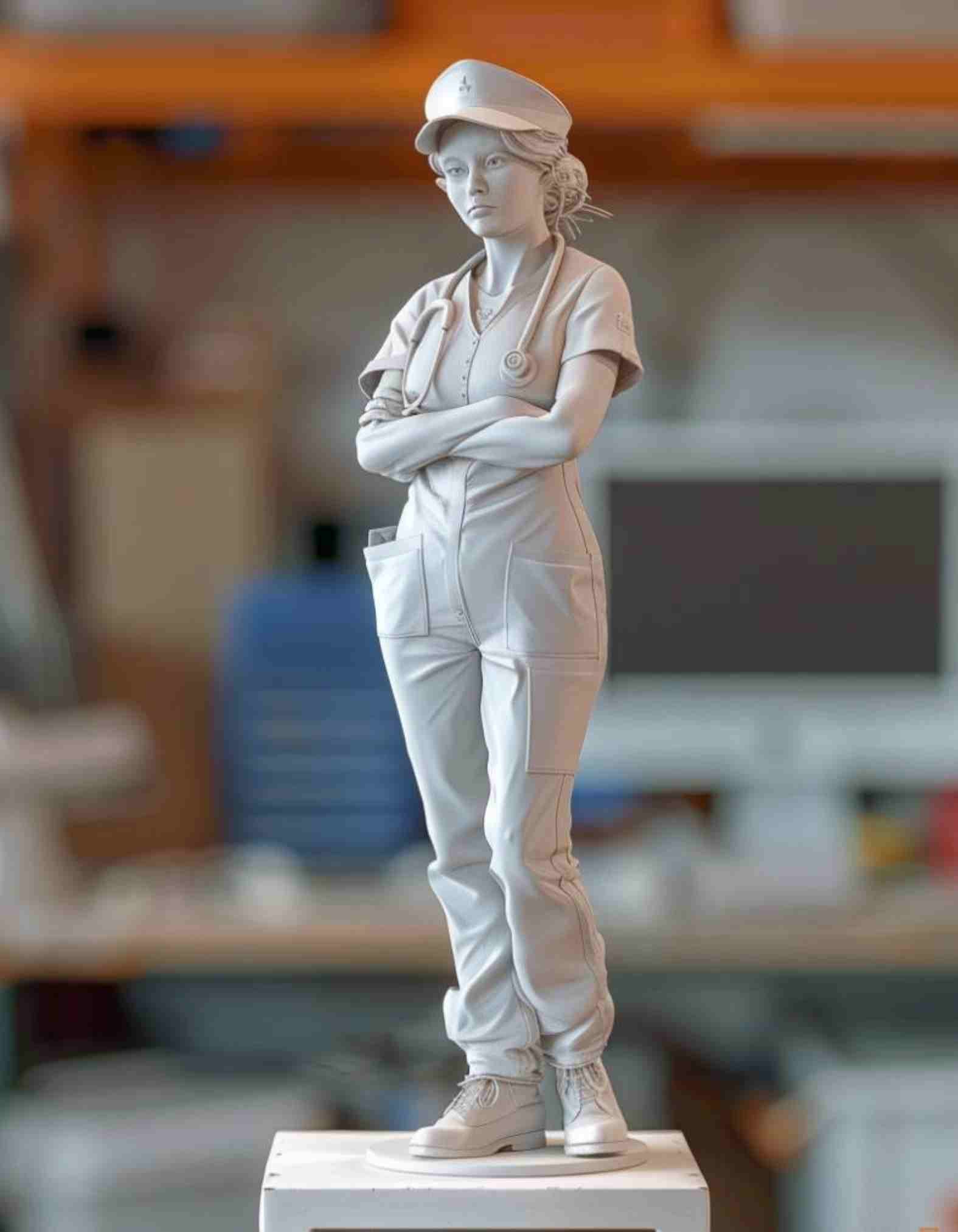 Custom Nurse gifts-Custom 3D Printed Nurse Figurines - Unique Gifts ...