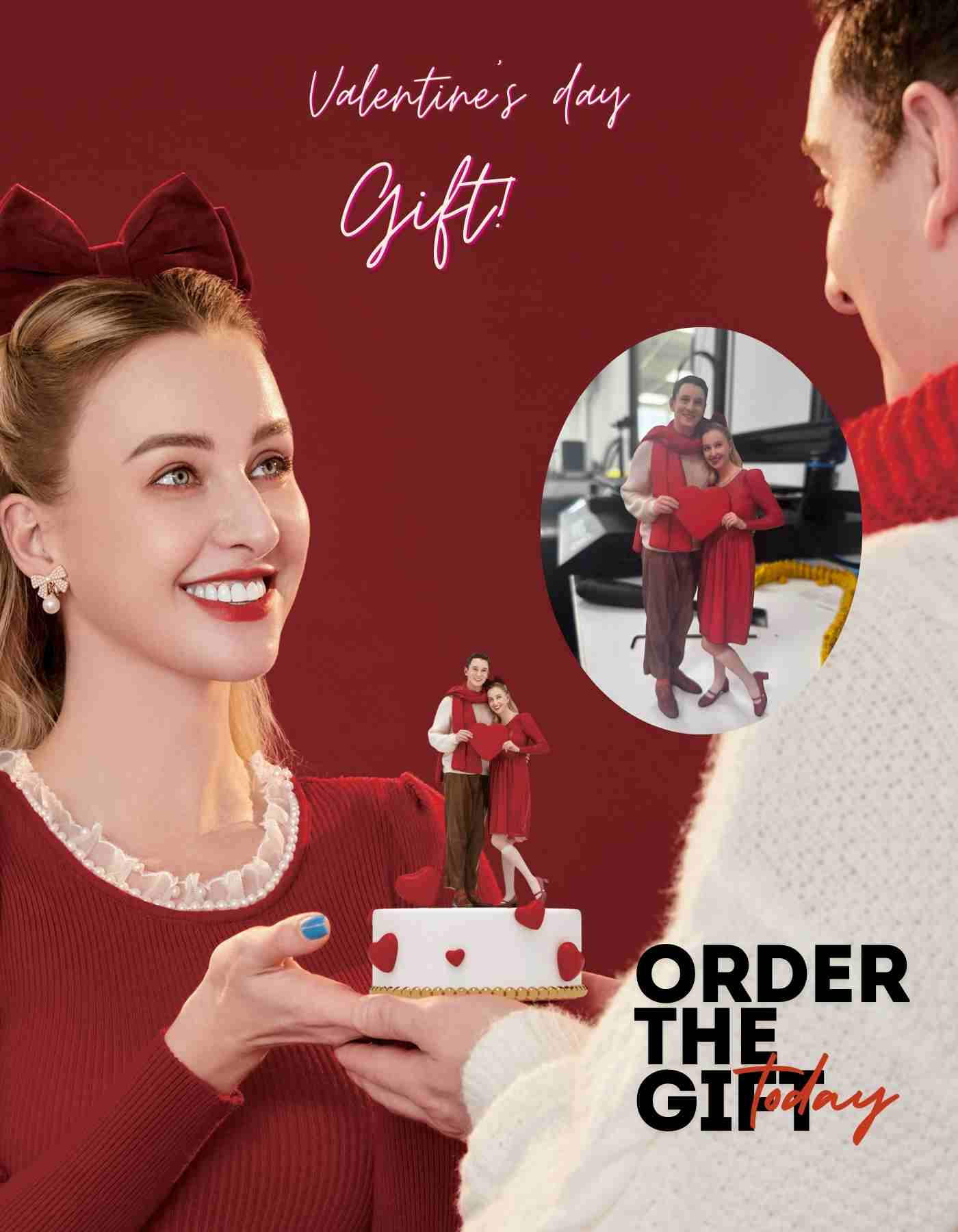 Customized valentines day gifts: Couple figurines in any pose you Love ...