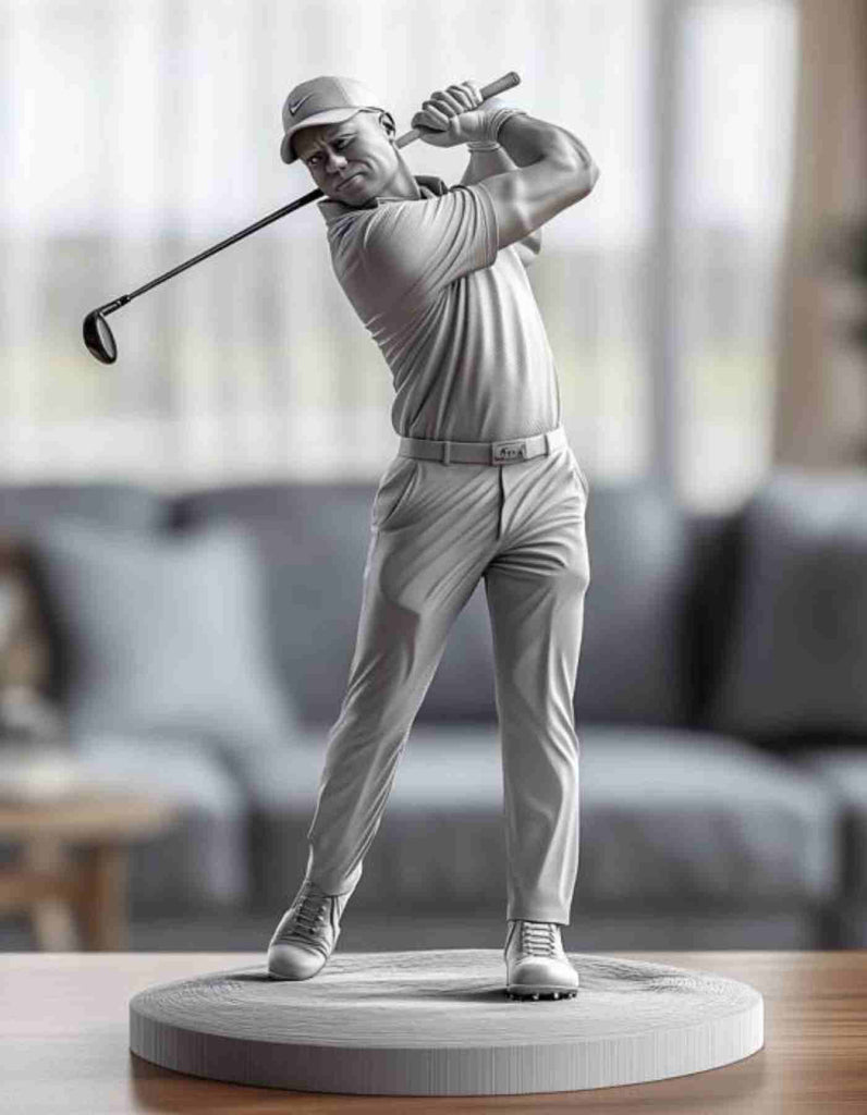 Custom golf gifts - 3D Sculpted & 3D printed in any pose you choose ...
