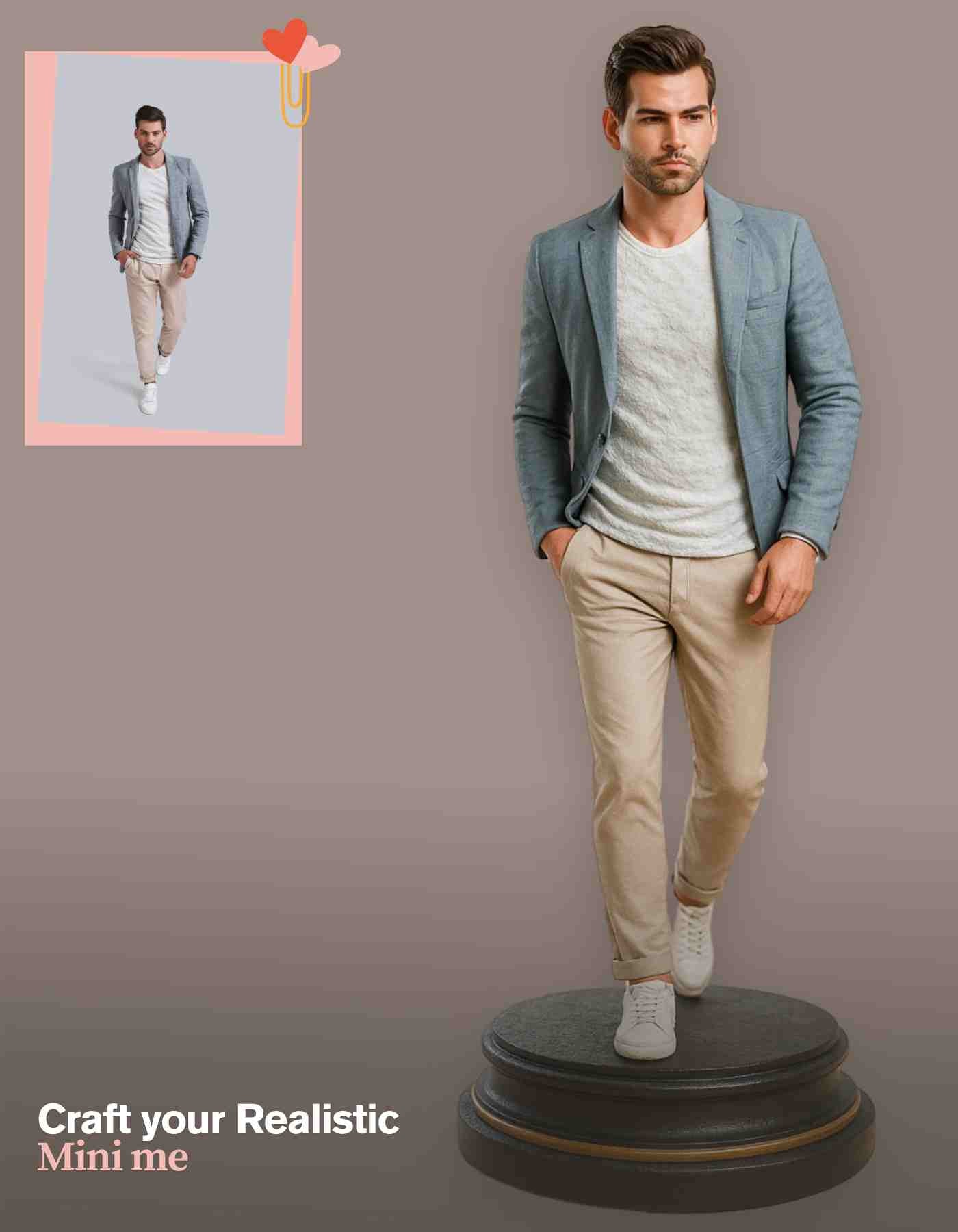 3D statue maker online : custom figurines from photo – Artmellows 3D