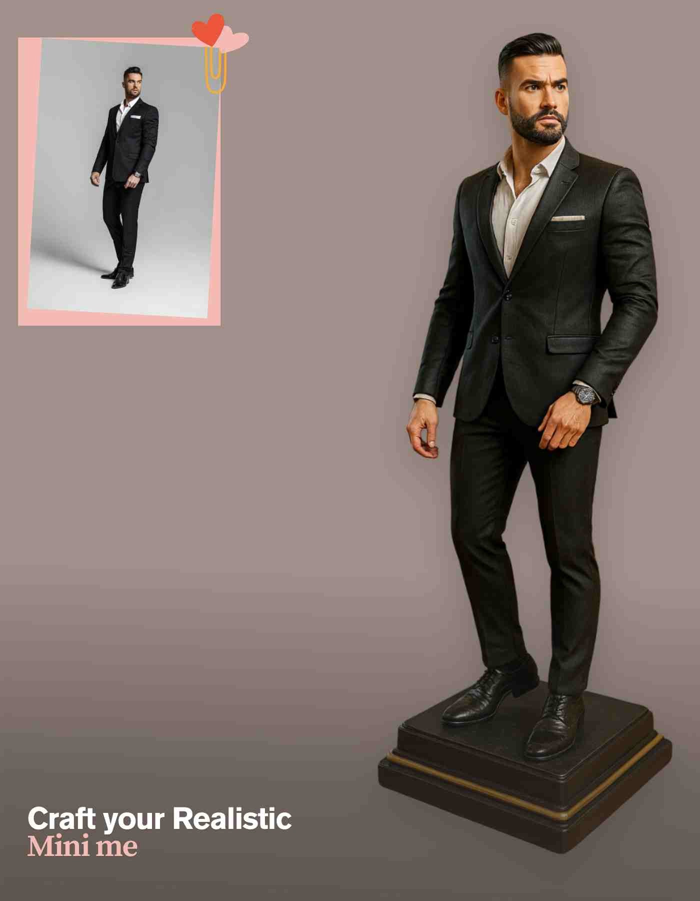 3D statue maker online : custom figurines from photo – Artmellows 3D