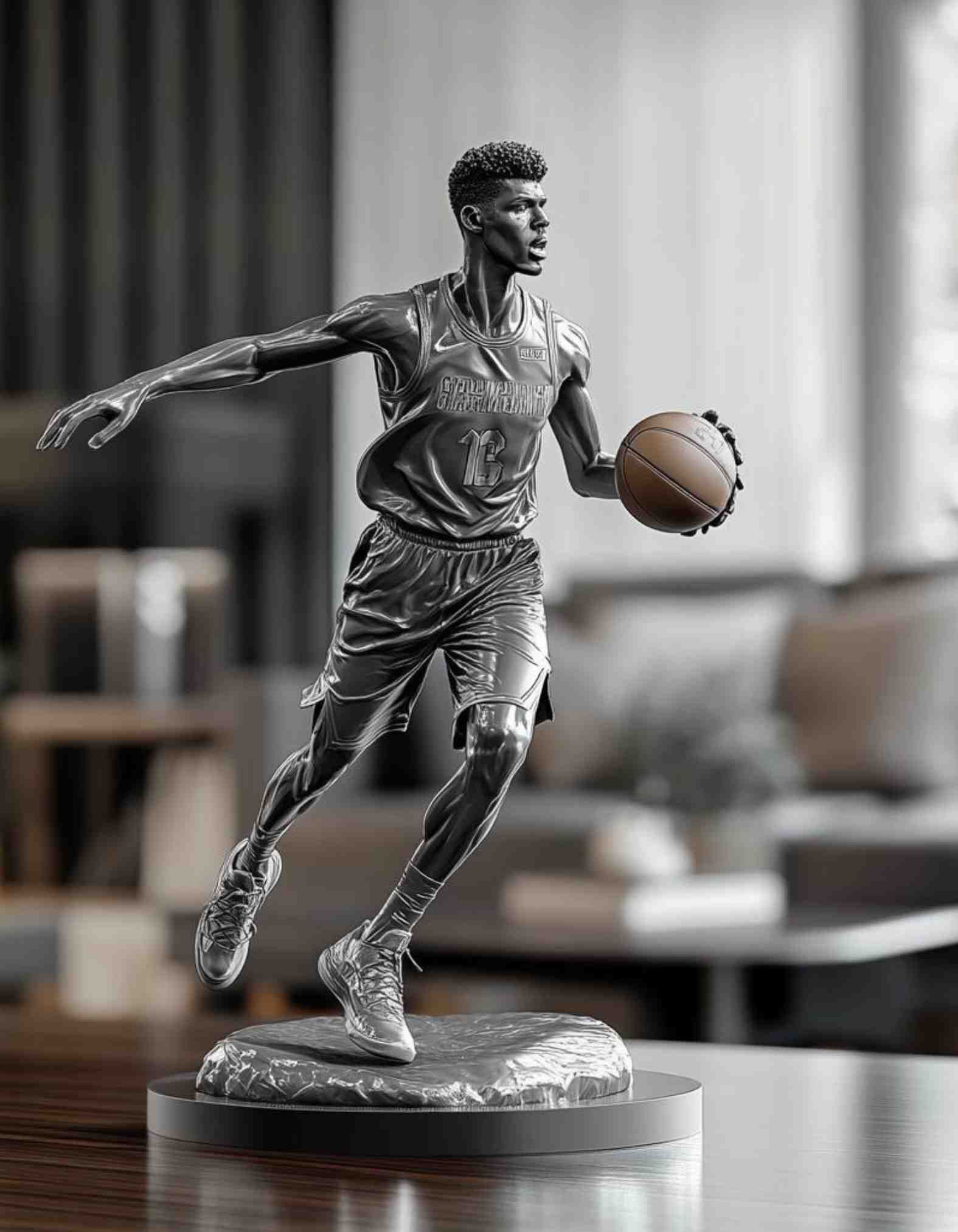 Custom NBL Player Sculptures-3D Sculpted & 3D printed in any pose you ...