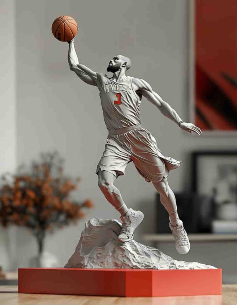 Custom NBL Player Sculptures-3D Sculpted & 3D printed in any pose you ...