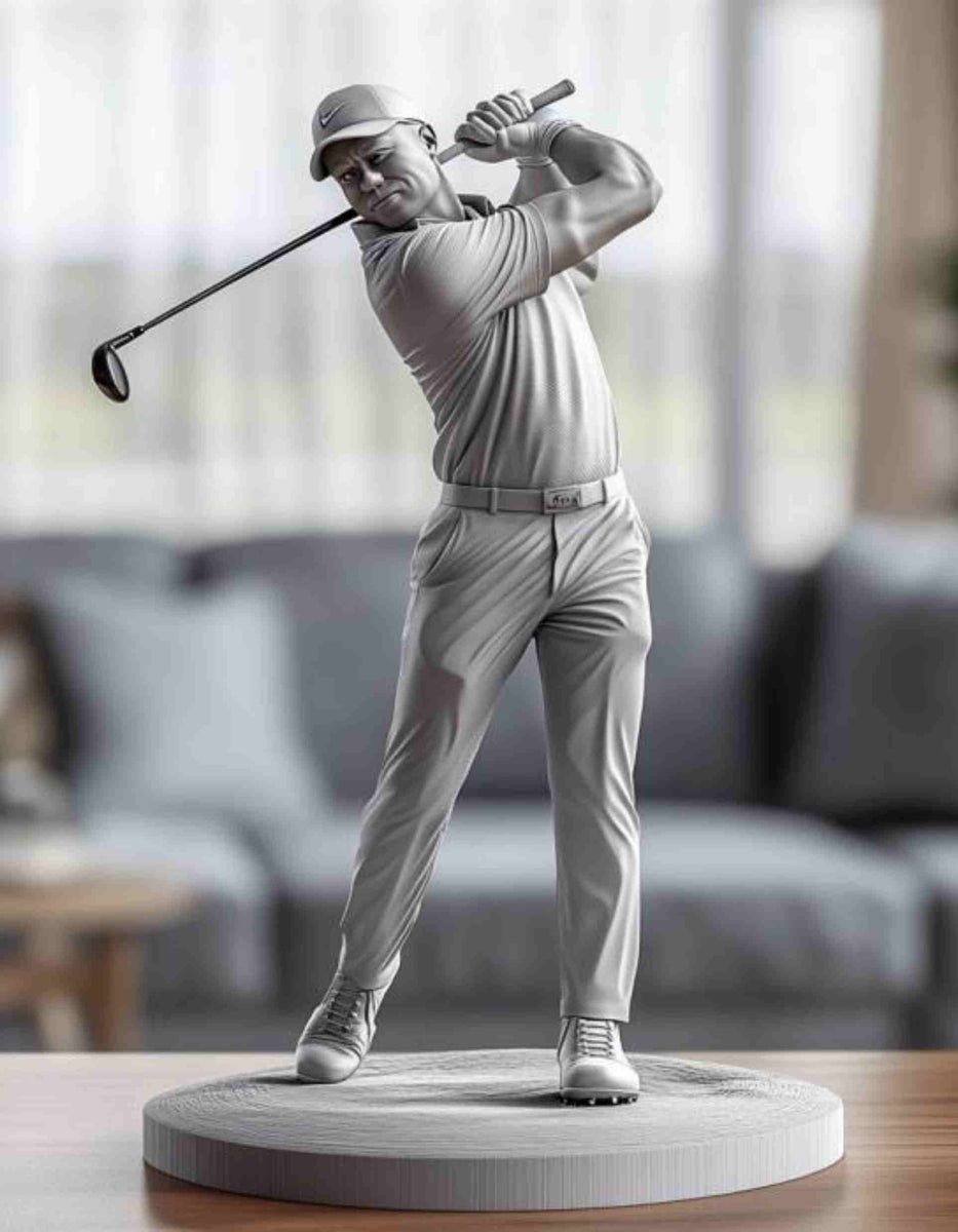 Custom golf gifts - 3D Sculpted & 3D printed in any pose you choose ...