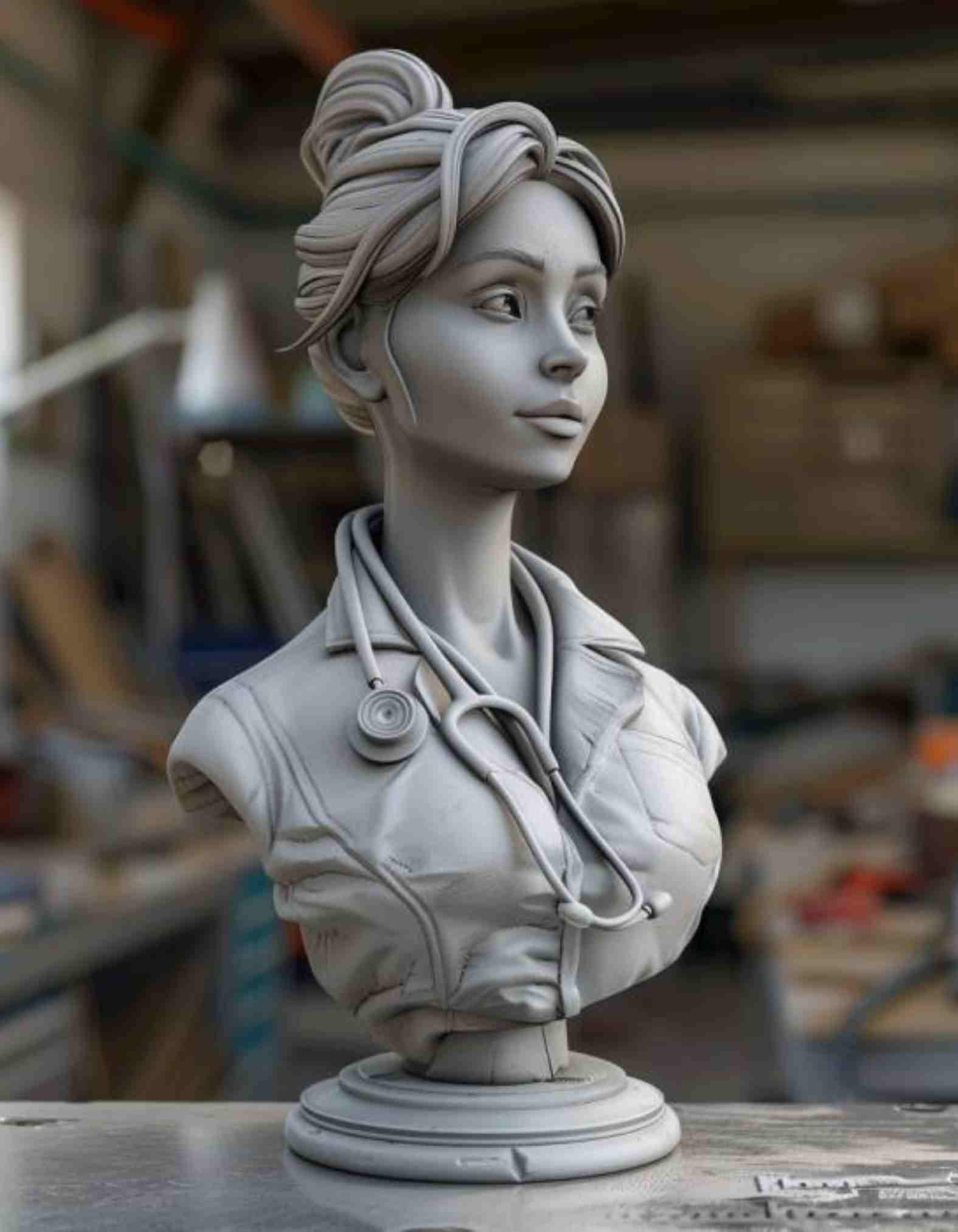 Custom Bust sculpture- Personalized 3D Art Crafted to Perfection ...